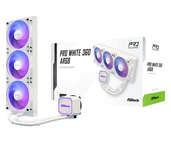 ASRock > Pro White 360 ARGB