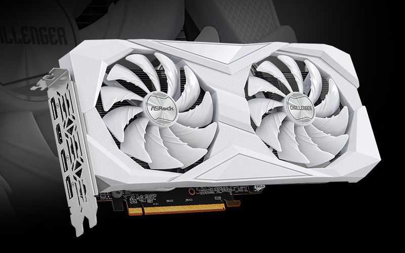 ASRock > AMD Radeon™ RX 6600 Challenger White 8GB