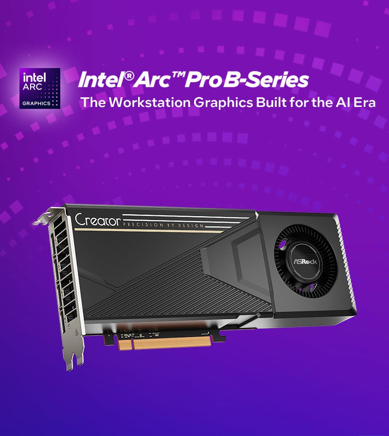 ASRock > Intel Arc Pro B70 Creator 32GB