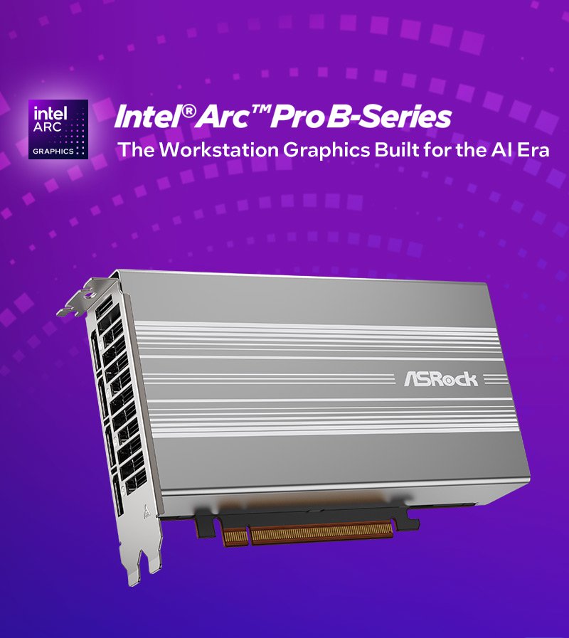 ASRock > Intel Arc Pro B70 Passive 32GB