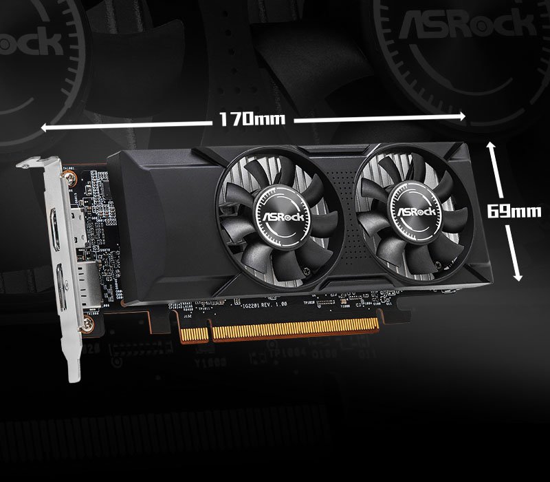ASRock > AMD Radeon™ RX550 Low Profile 4GB