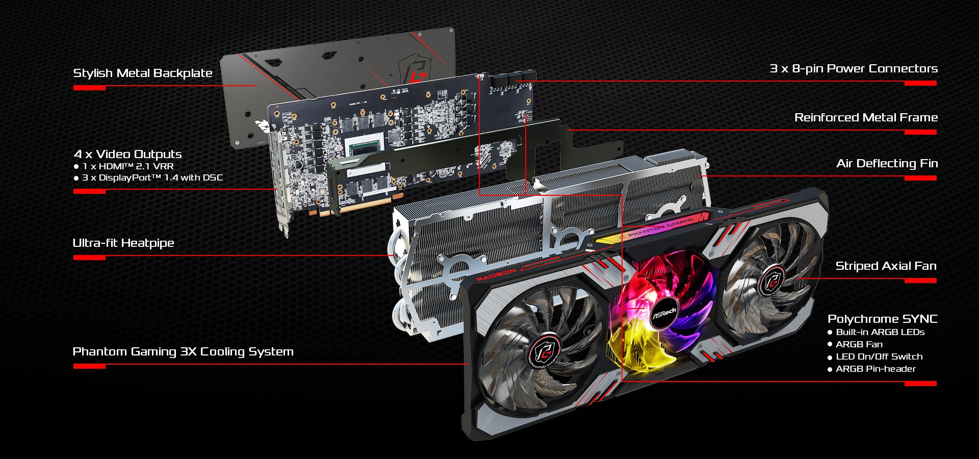 ASRock > AMD Radeon RX 6800 XT Phantom Gaming D 16G OC