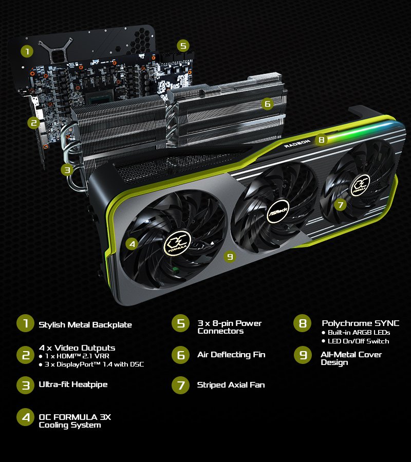 ASRock > AMD Radeon™ RX 6900 XT OC Formula 16GB