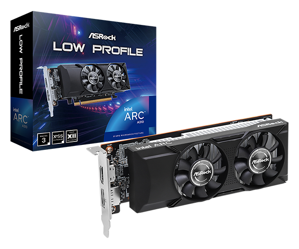 ASRock > Intel Arc A310 Low Profile 4GB