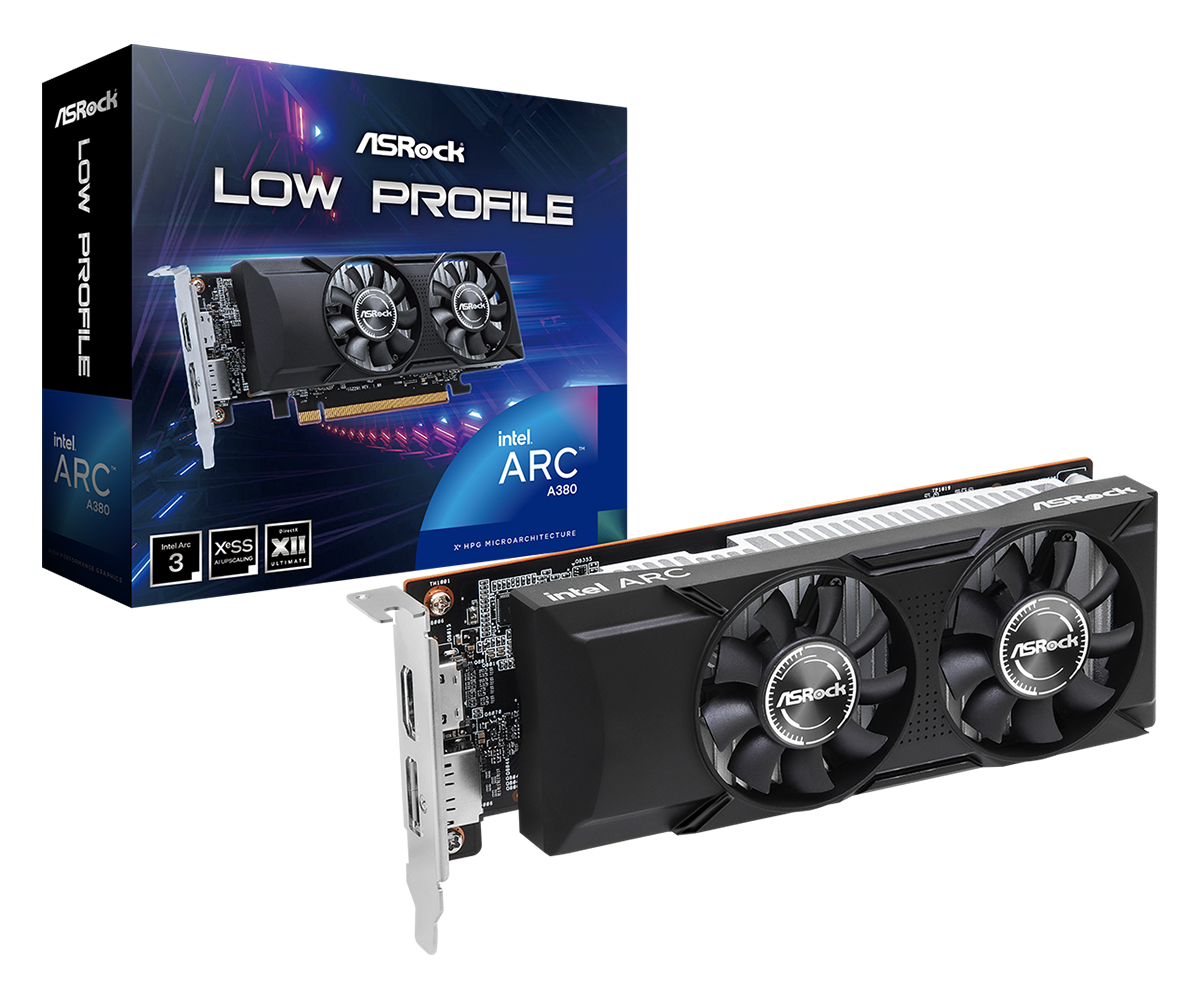 ASRock > Intel Arc A380 Low Profile 6GB