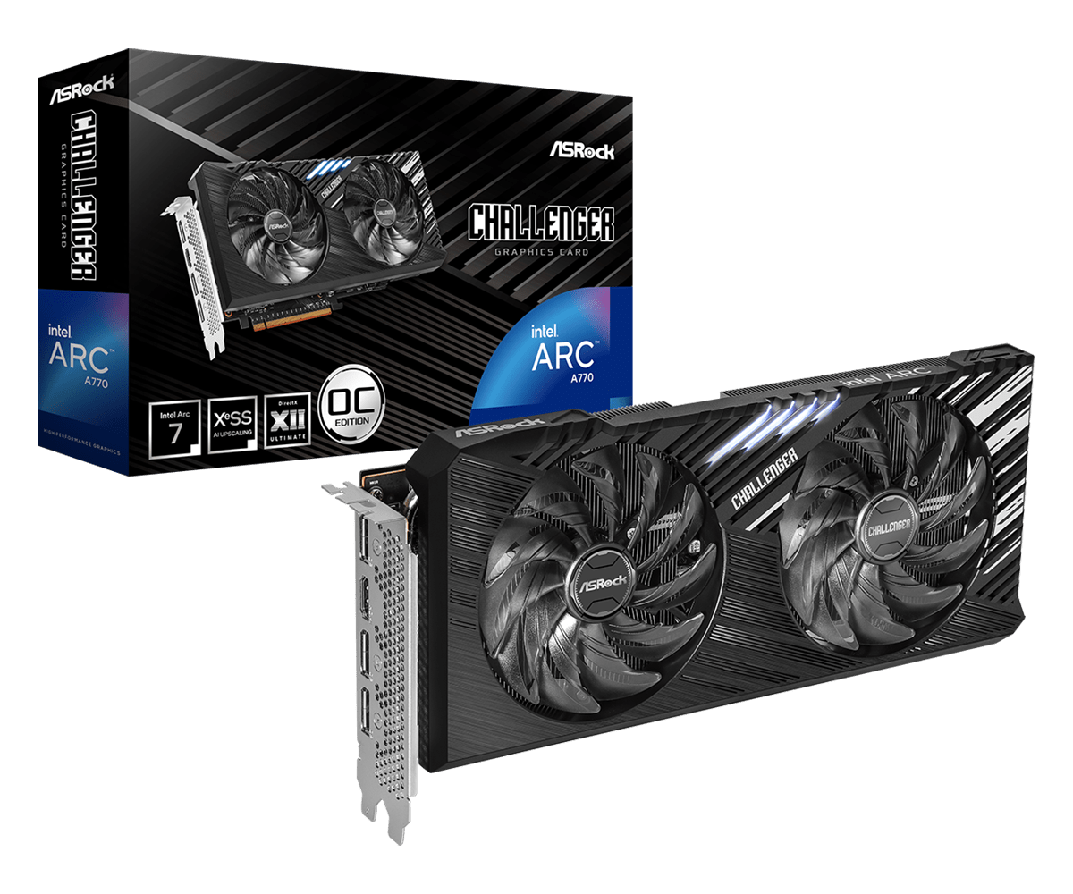 ASRock > Intel Arc A770 Challenger SE 16GB OC