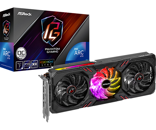 ASRock | Intel Arc A770 Phantom Gaming 16GB OC
