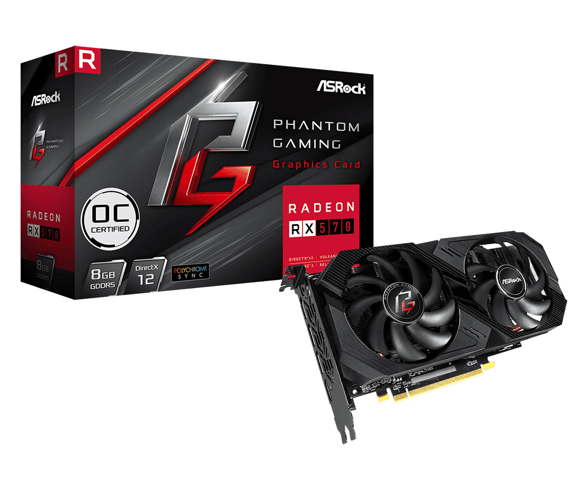 ASRock > AMD Radeon RX 570 Phantom Gaming U 8G OC