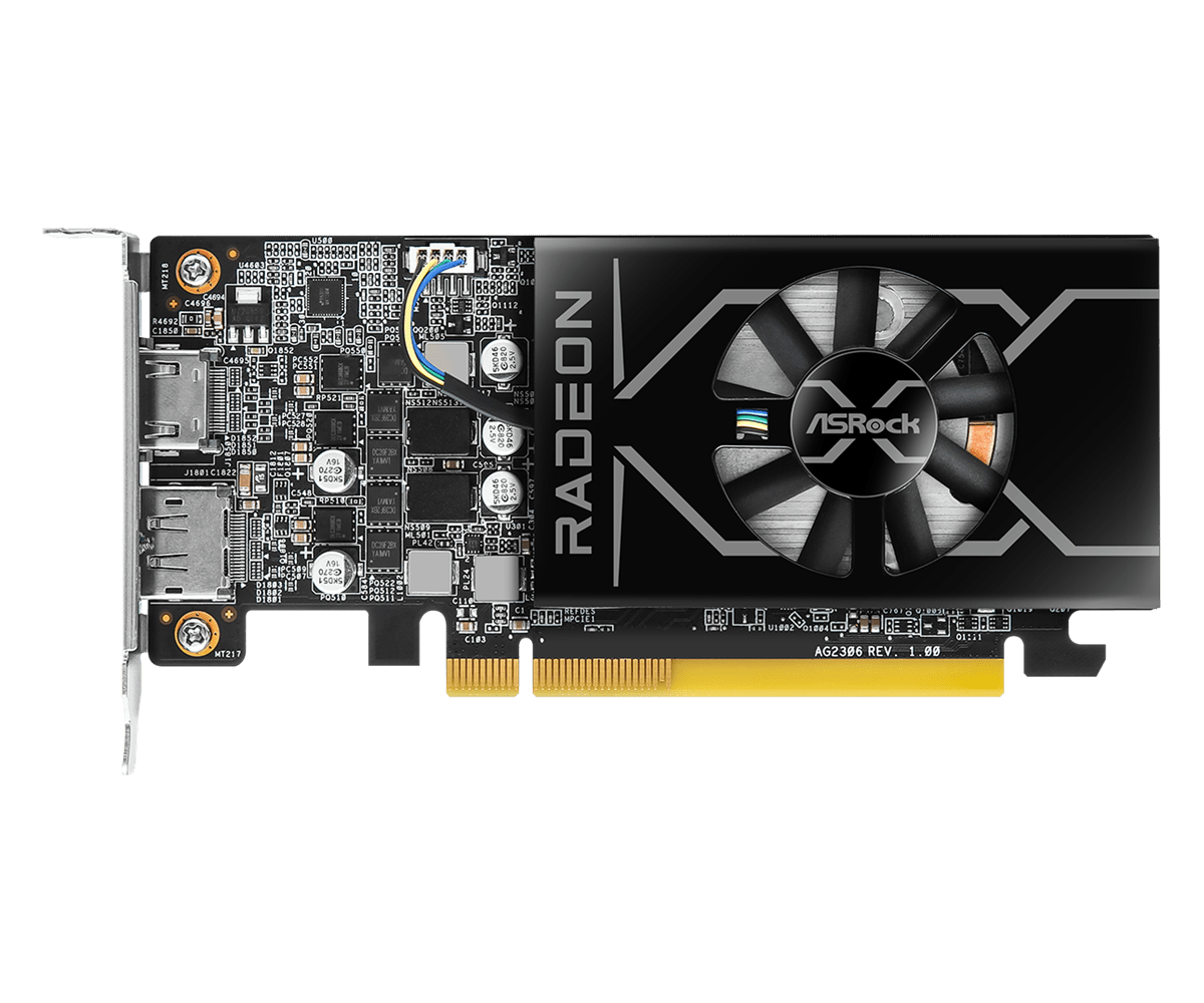 ASRock > AMD Radeon™ RX 6400 Low Profile 4GB