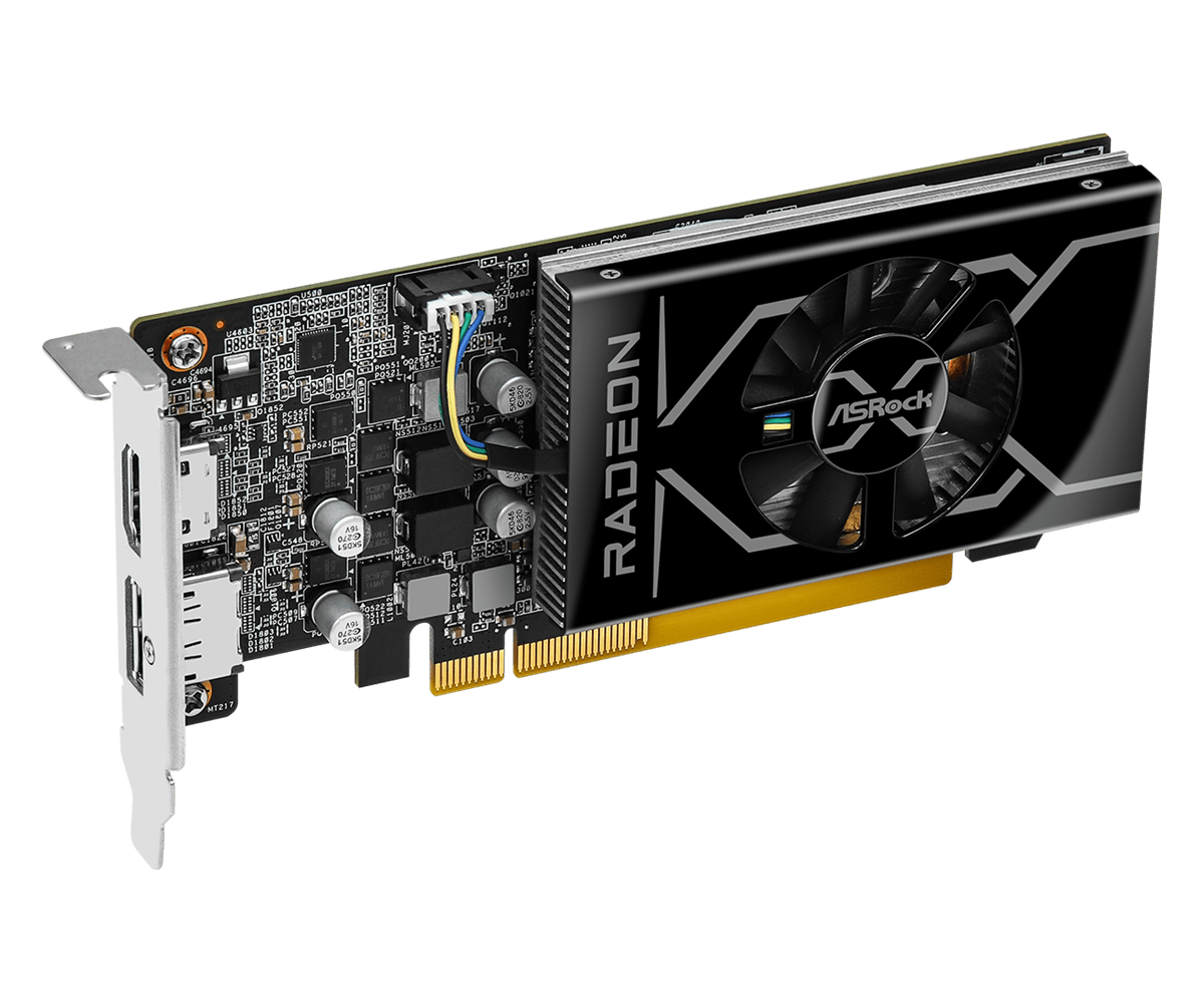 ASRock > AMD Radeon™ RX 6400 Low Profile 4GB