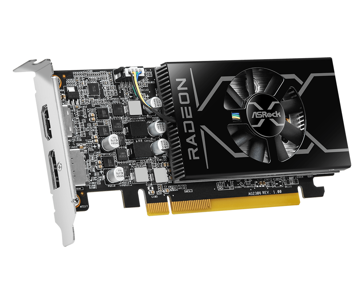 ASRock > AMD Radeon™ RX 6400 Low Profile 4GB