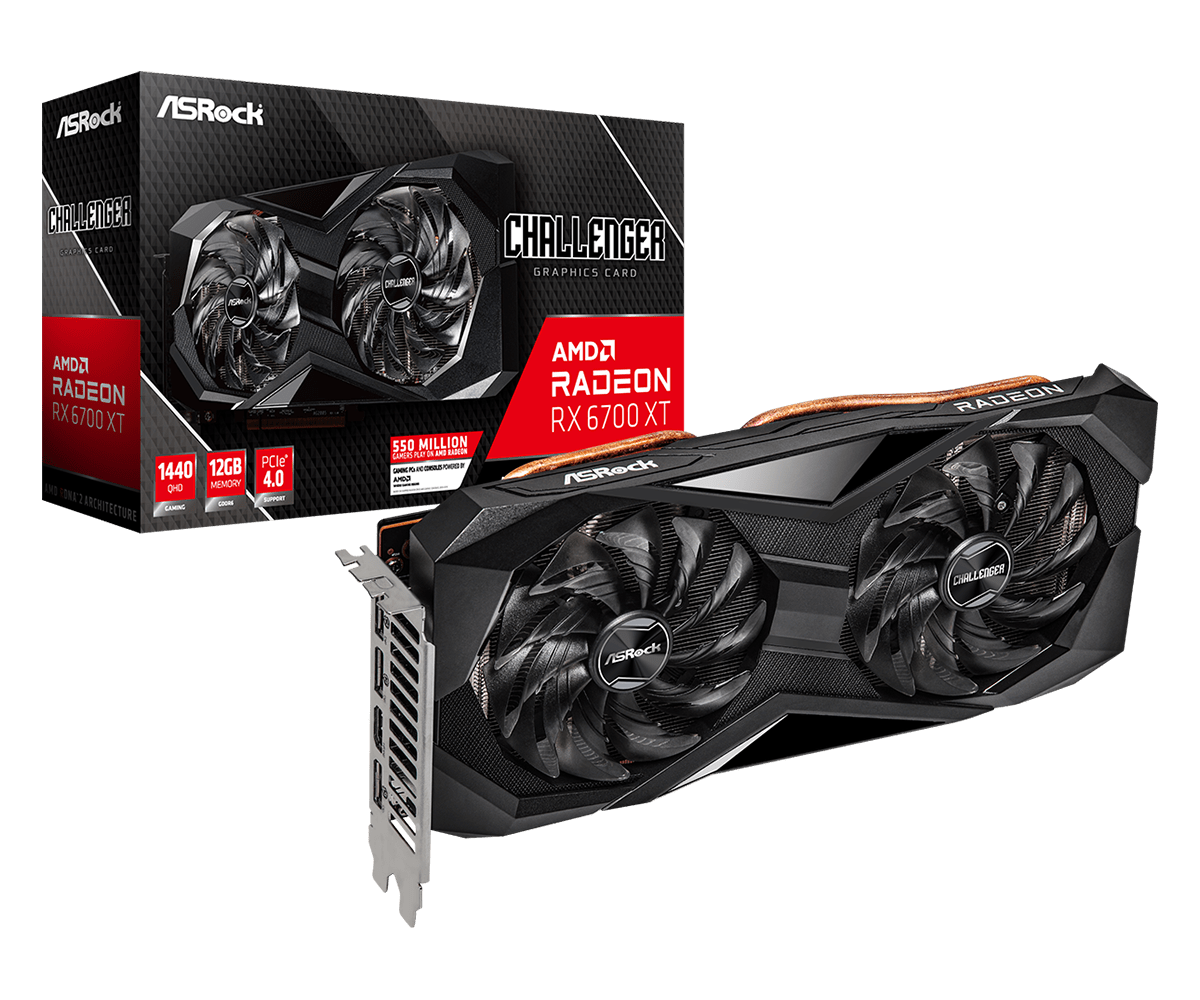 ASRock > AMD Radeon™ RX 6700 XT Challenger D 12GB