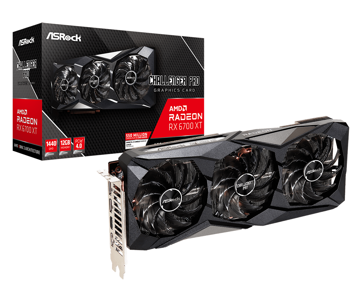 ASRock > AMD Radeon™ RX 6700 XT Challenger Pro 12GB