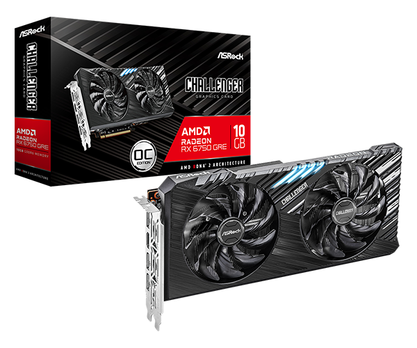 华擎科技 > AMD Radeon™ RX 6750 GRE Challenger 10GB OC