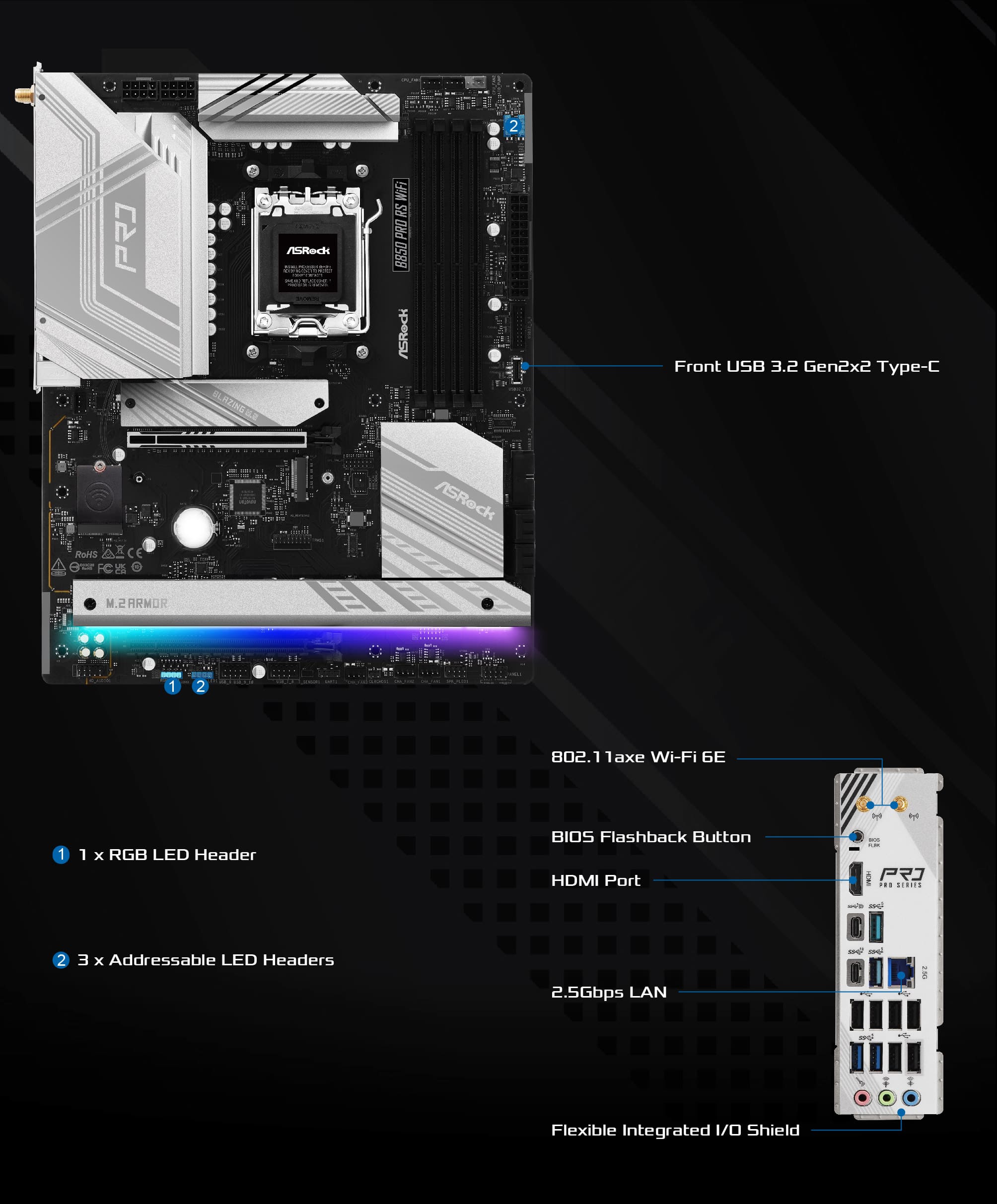 ASRock > B850 Pro RS WiFi