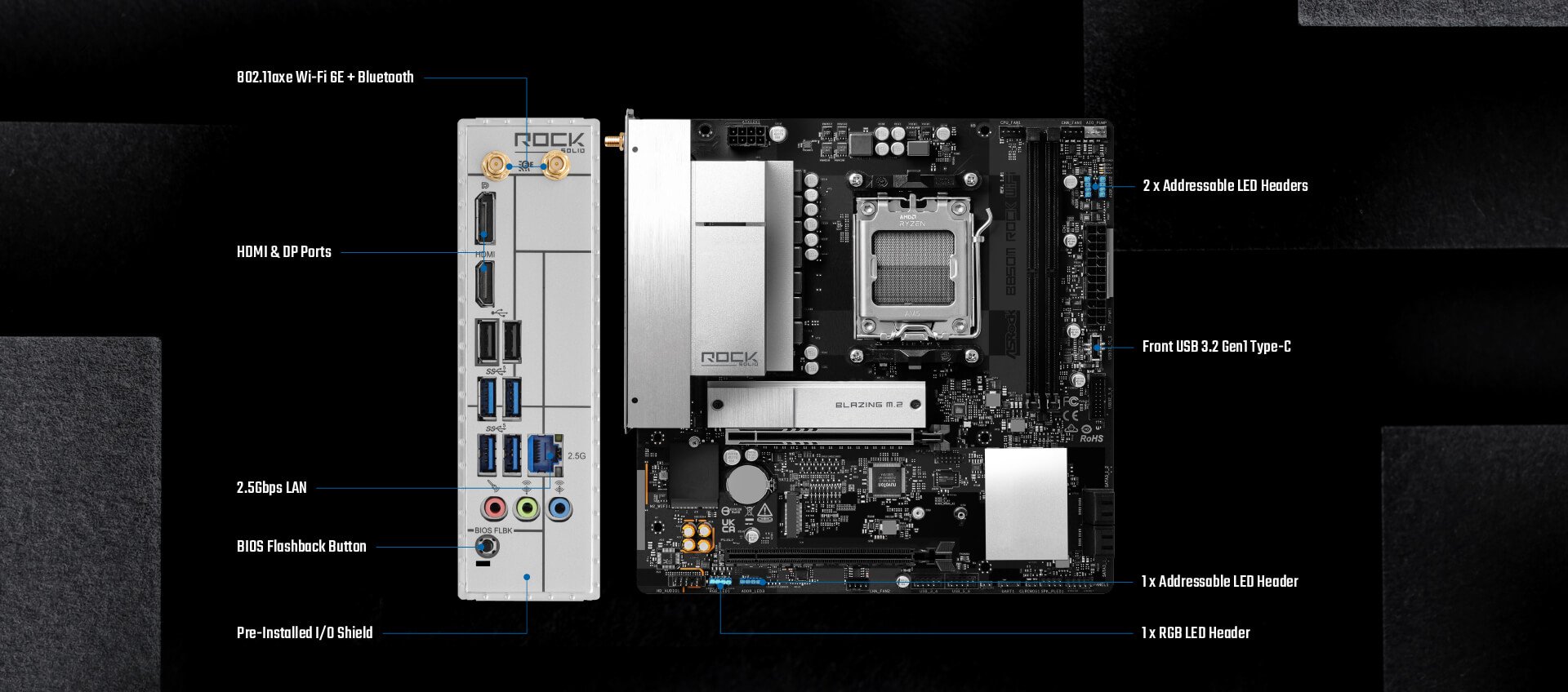 ASRock > B850M Rock WiFi