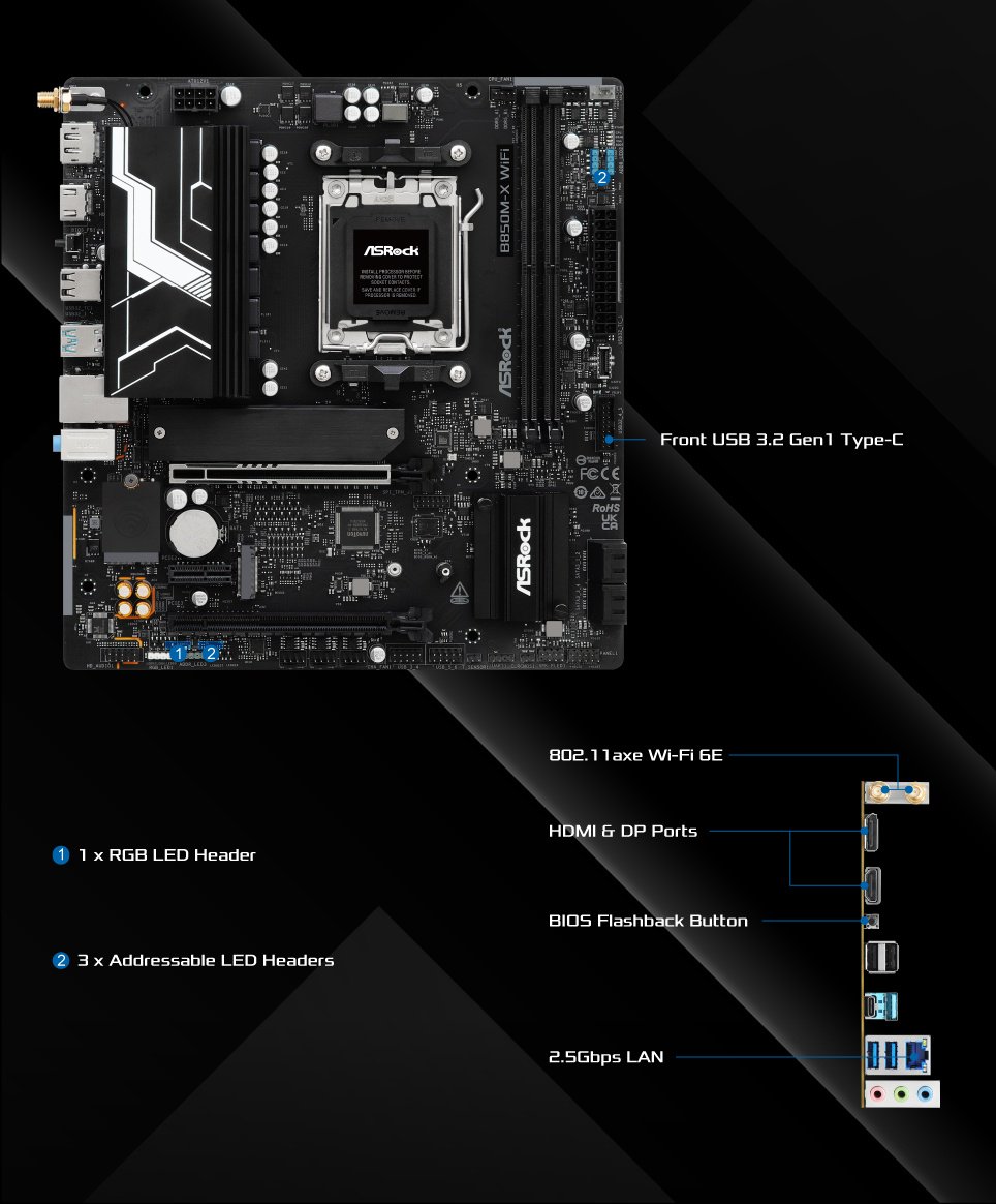 ASRock > B850M-X WiFi R2.0