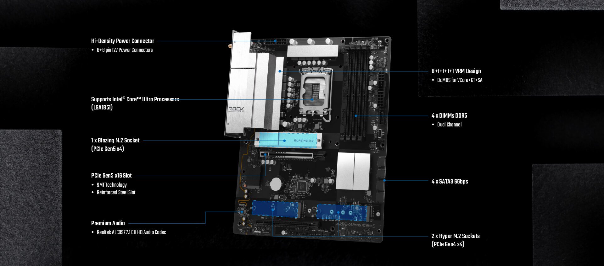 ASRock > B860 Rock WiFi 7