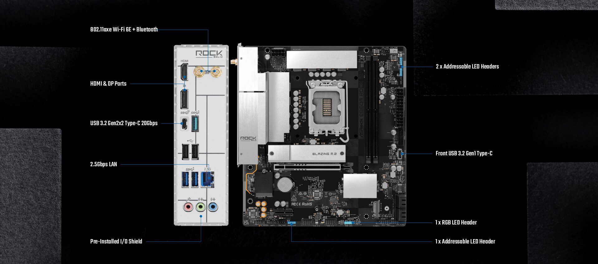 ASRock > B860M Rock WiFi