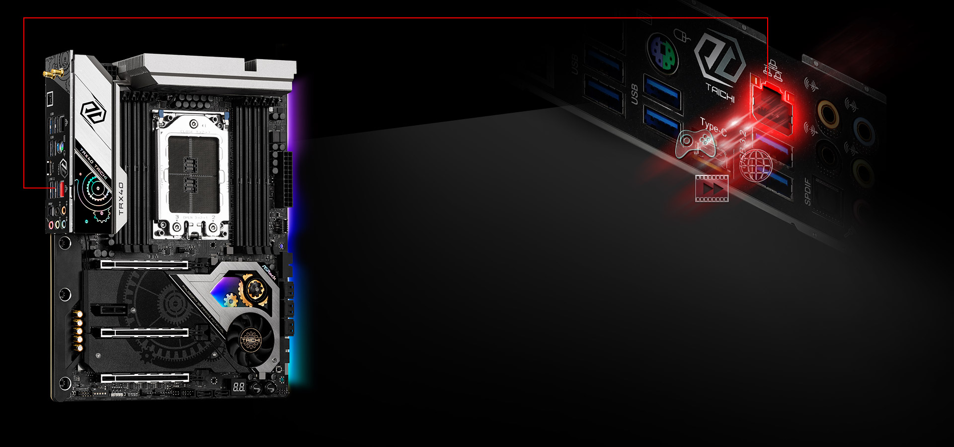 ASRock > TRX40 Taichi