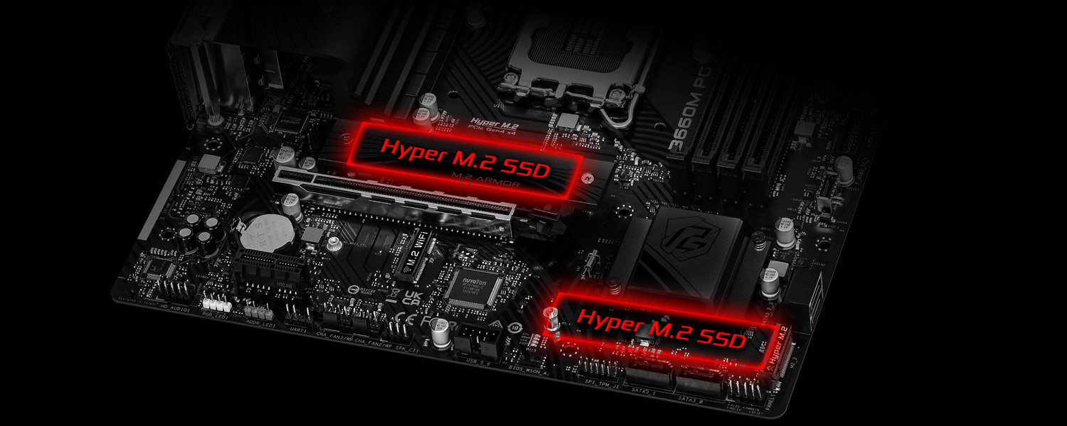 ASRock B660M PG Riptide (LGA1700, B660, DDR4, USB3.2, SATA3) – ToniX ...