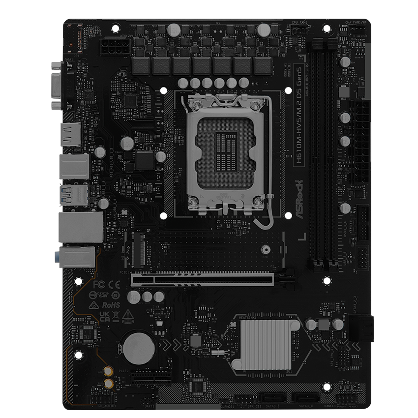 ASRock > H610M-HVS/M.2 D5 Gen5