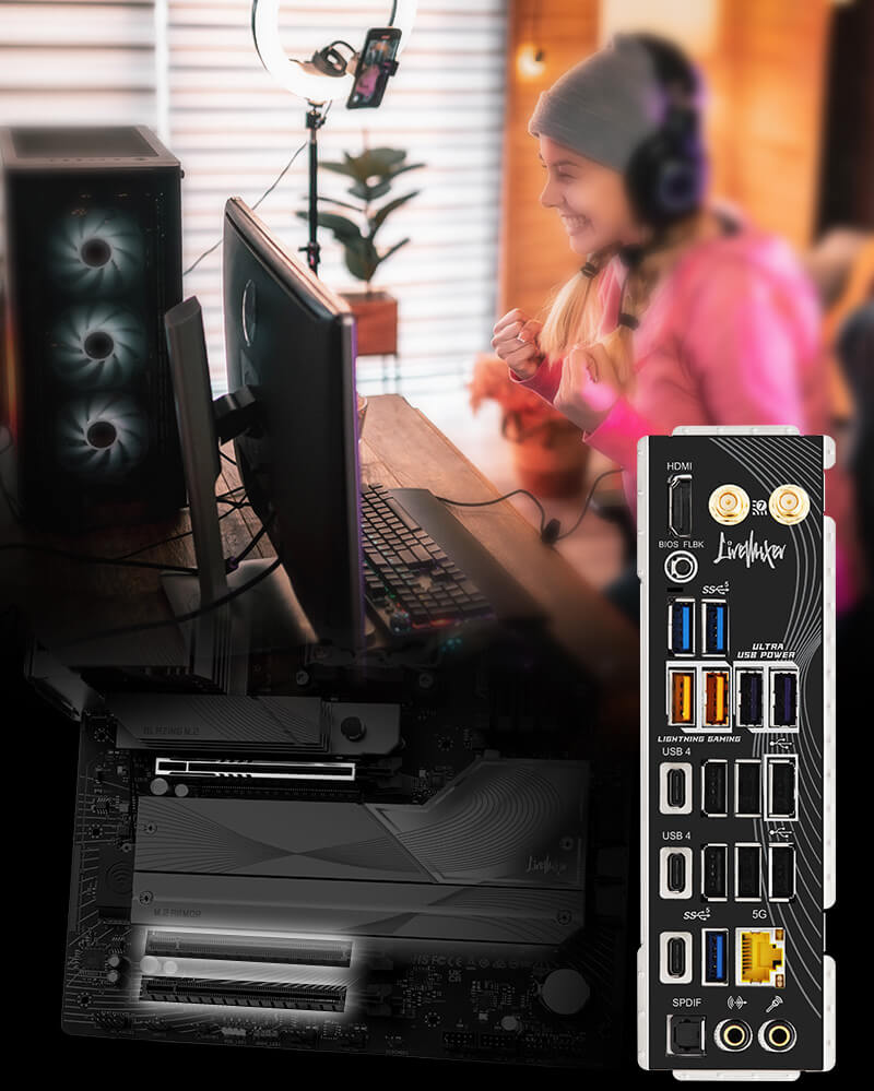 ASRock > X870 LiveMixer WiFi