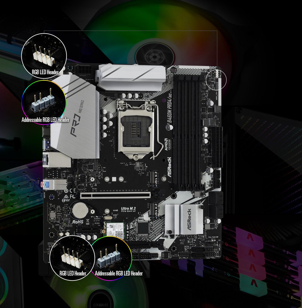 ASRock > B460M Pro4/ac