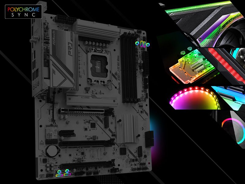 ASRock > B760 Pro RS WiFi White