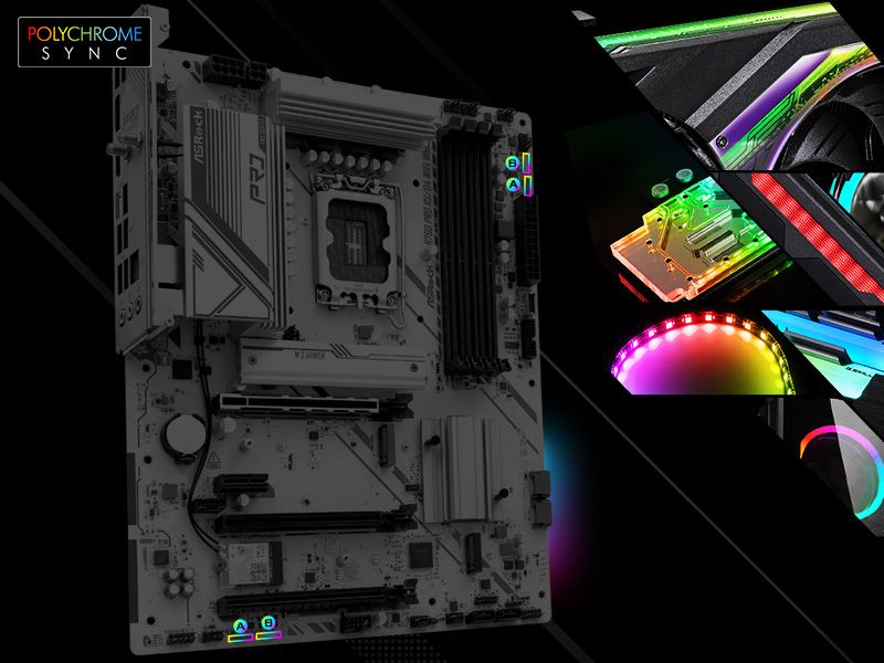 ASRock > B760 Pro RS/D4 WiFi White