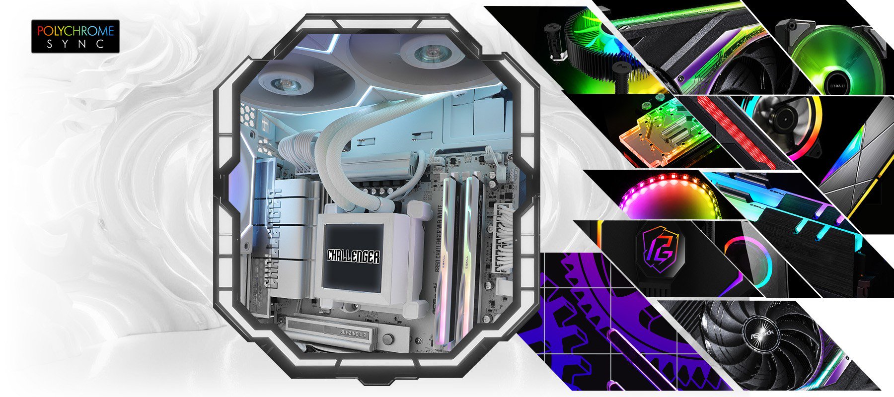 ASRock > B850 Challenger WiFi White