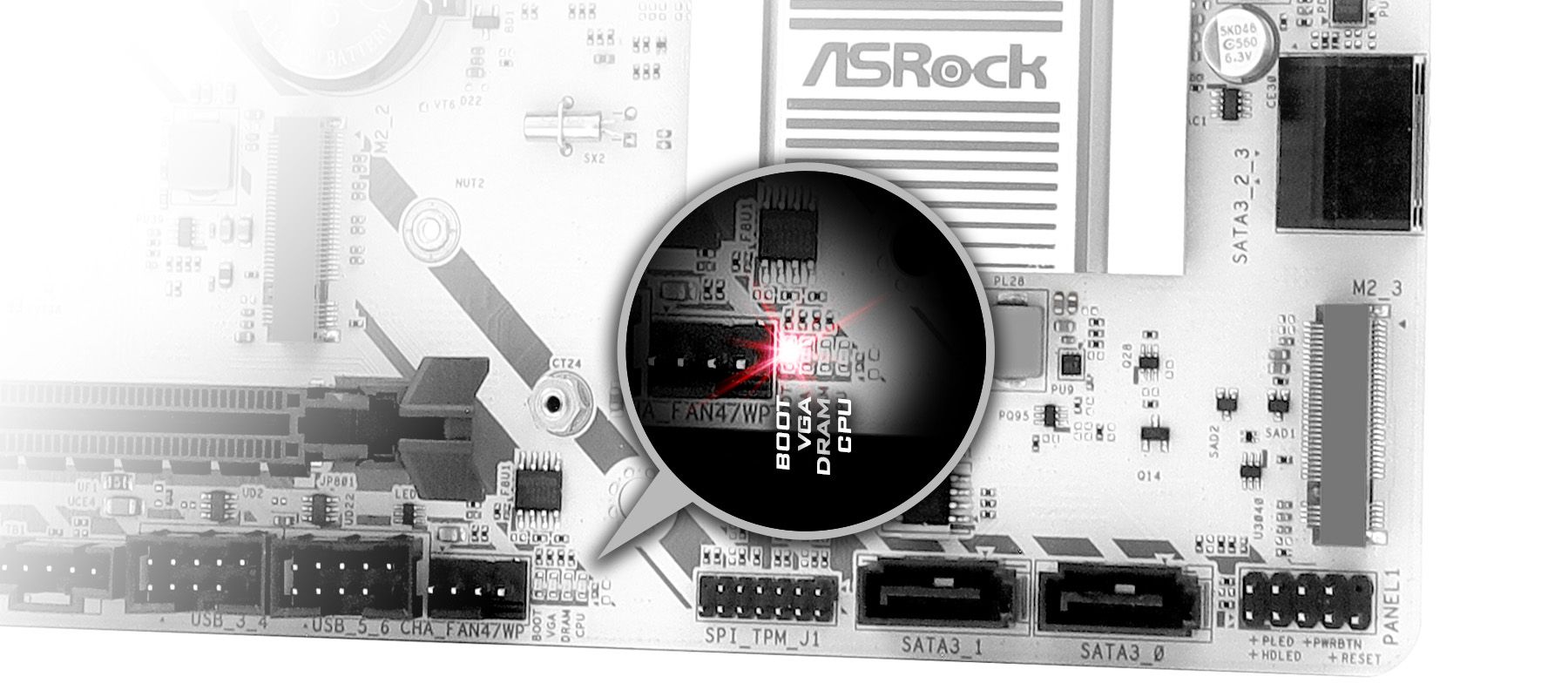 ASRock > B760M Pro RS WiFi White