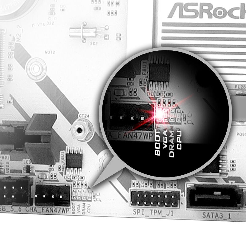 ASRock > B760M Pro RS WiFi White