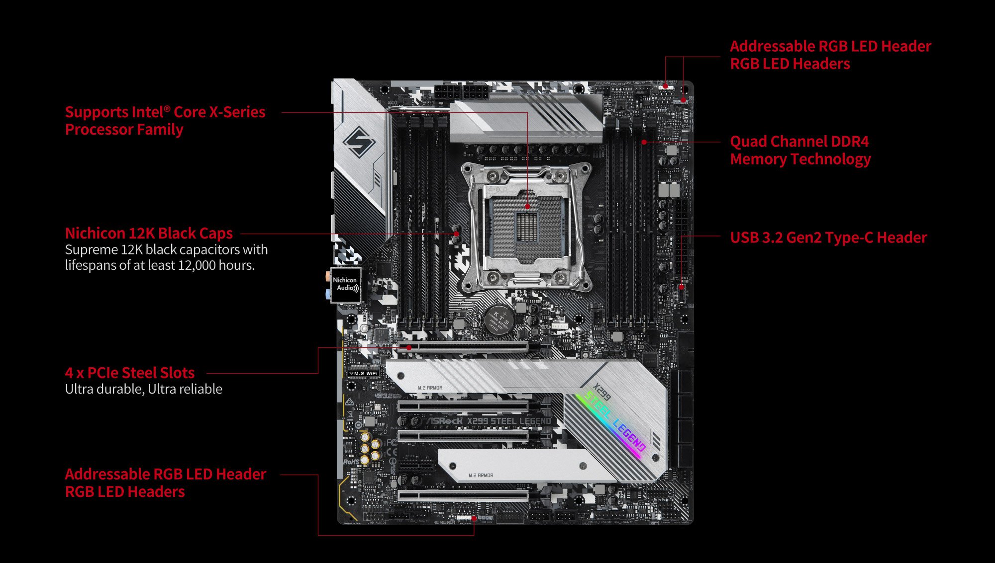 ASRock > X299 Steel Legend