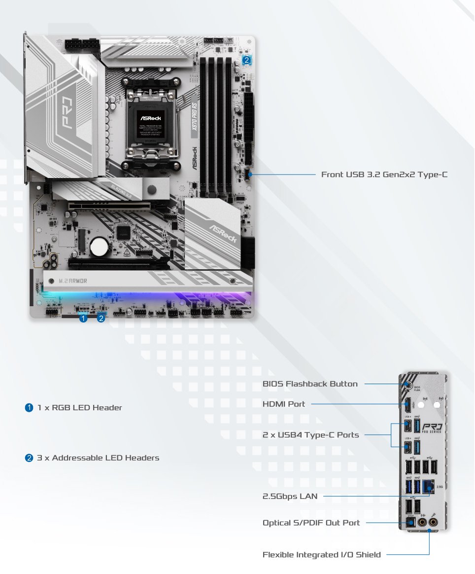 ASRock > X870 Pro RS