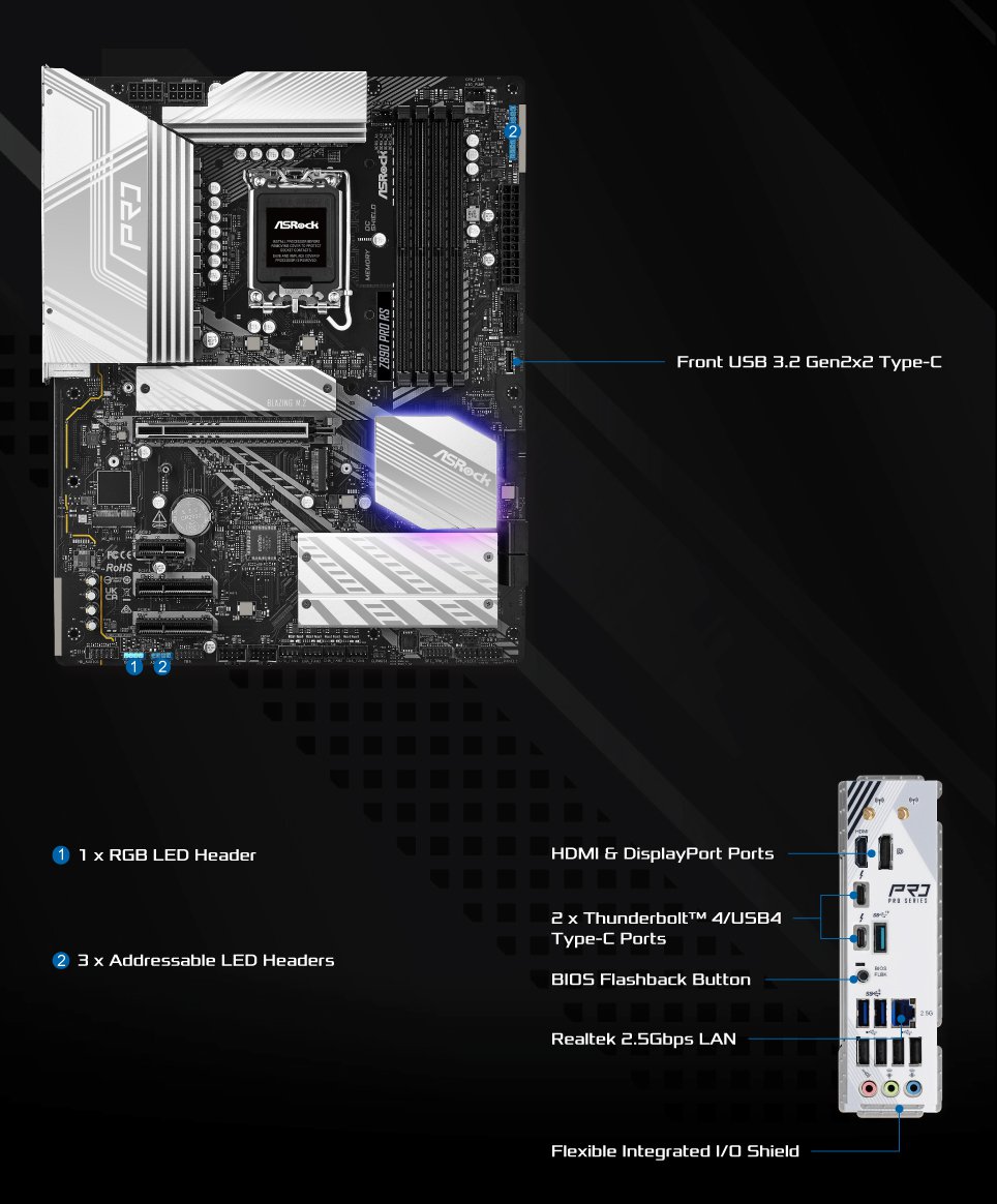 ASRock > Z890 Pro RS