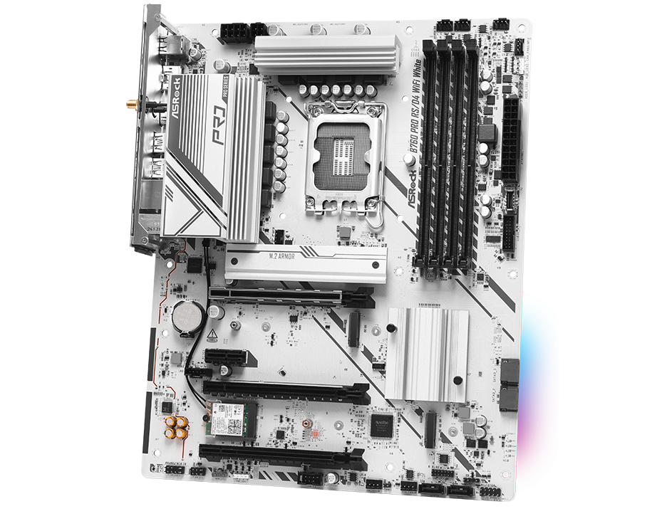 ASRock > B760 Pro RS/D4 WiFi White