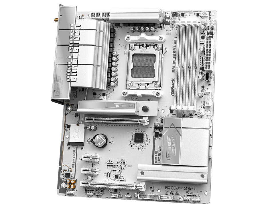 ASRock > B850 Challenger WiFi White