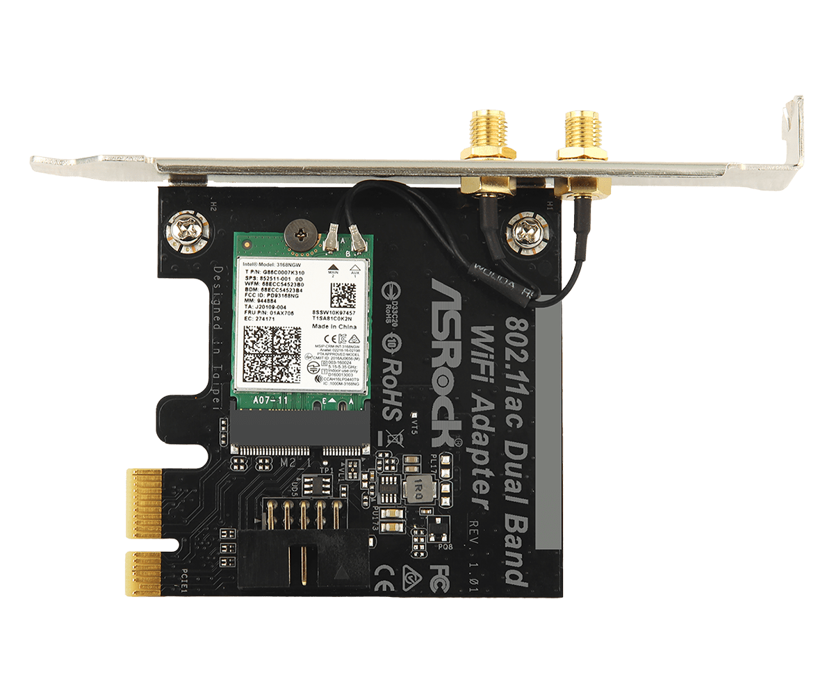 ASRock > 802.11ac Dual Band WiFi Adapter