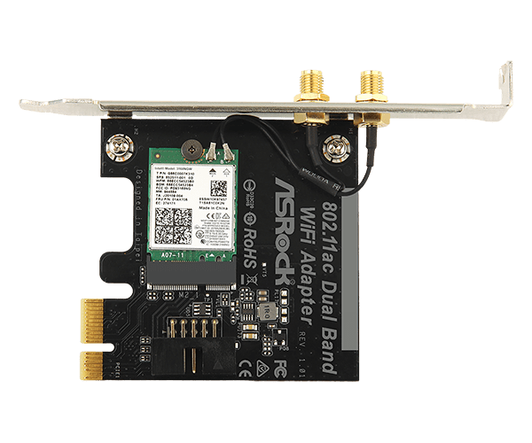 ASRock > 802.11ac Dual Band WiFi Adapter