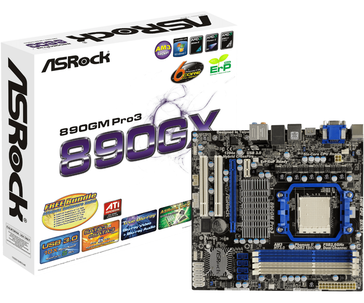 ASRock > 890GM Pro3
