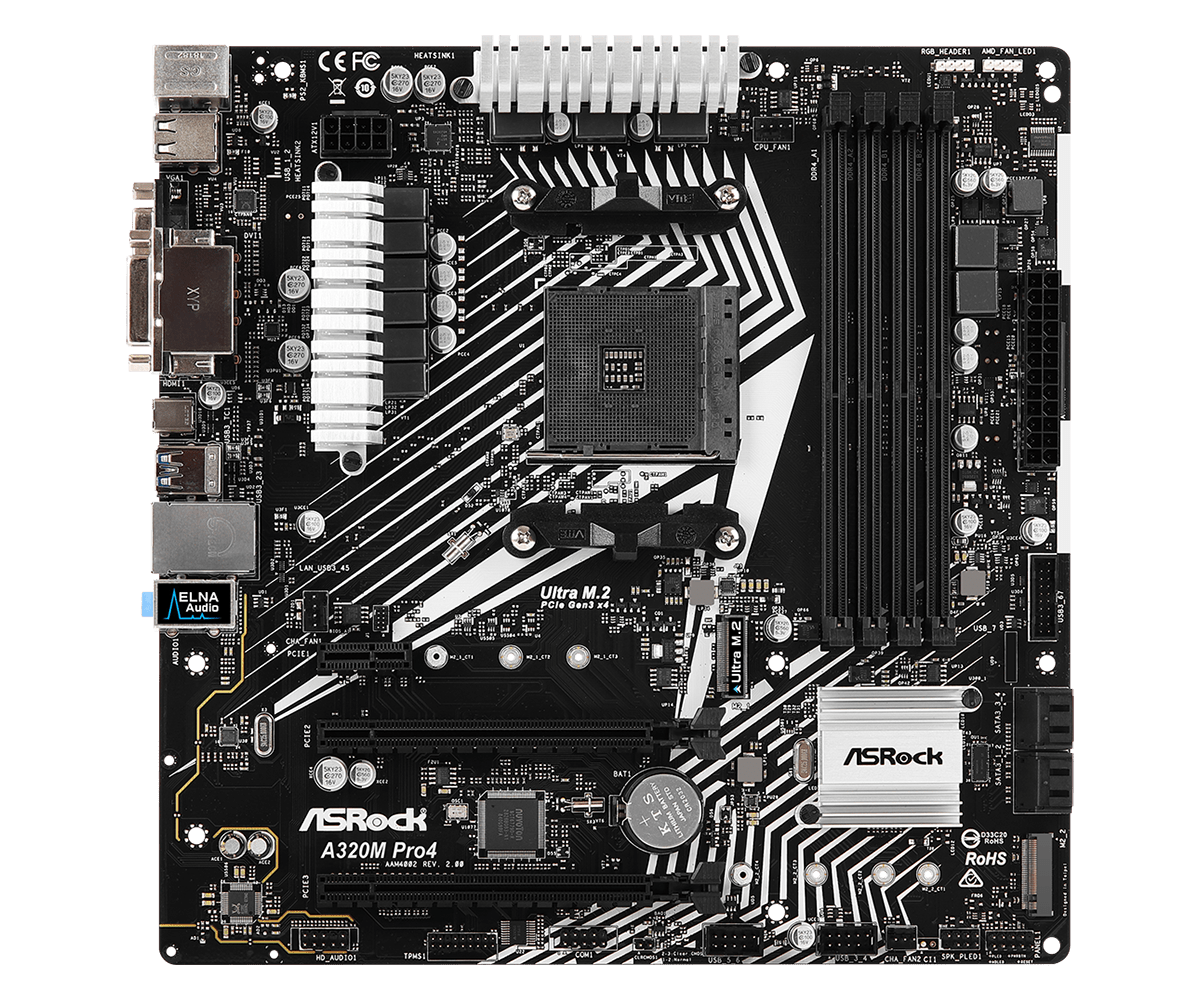 ASRock > A320M Pro4 R2.0
