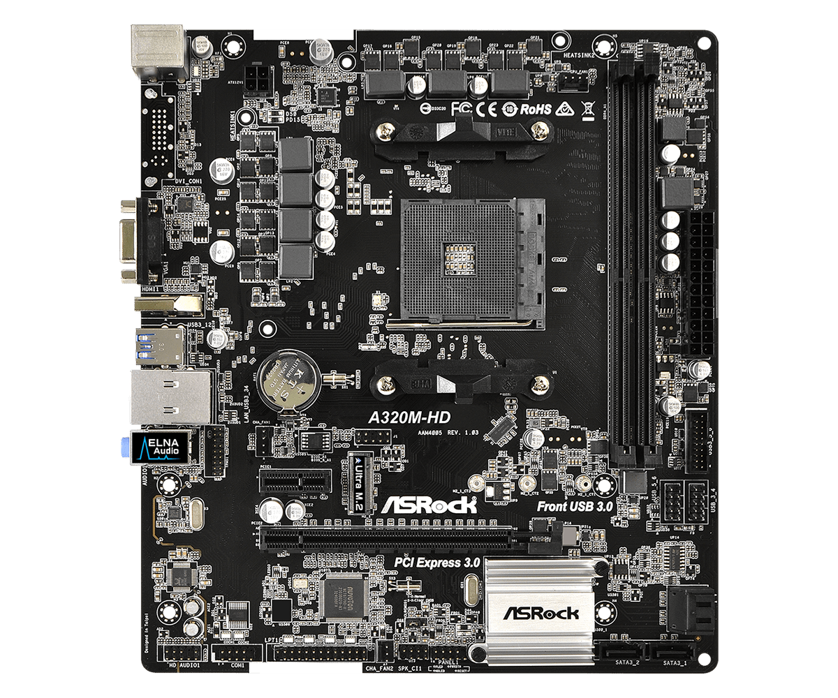 ASRock > A320M-HD