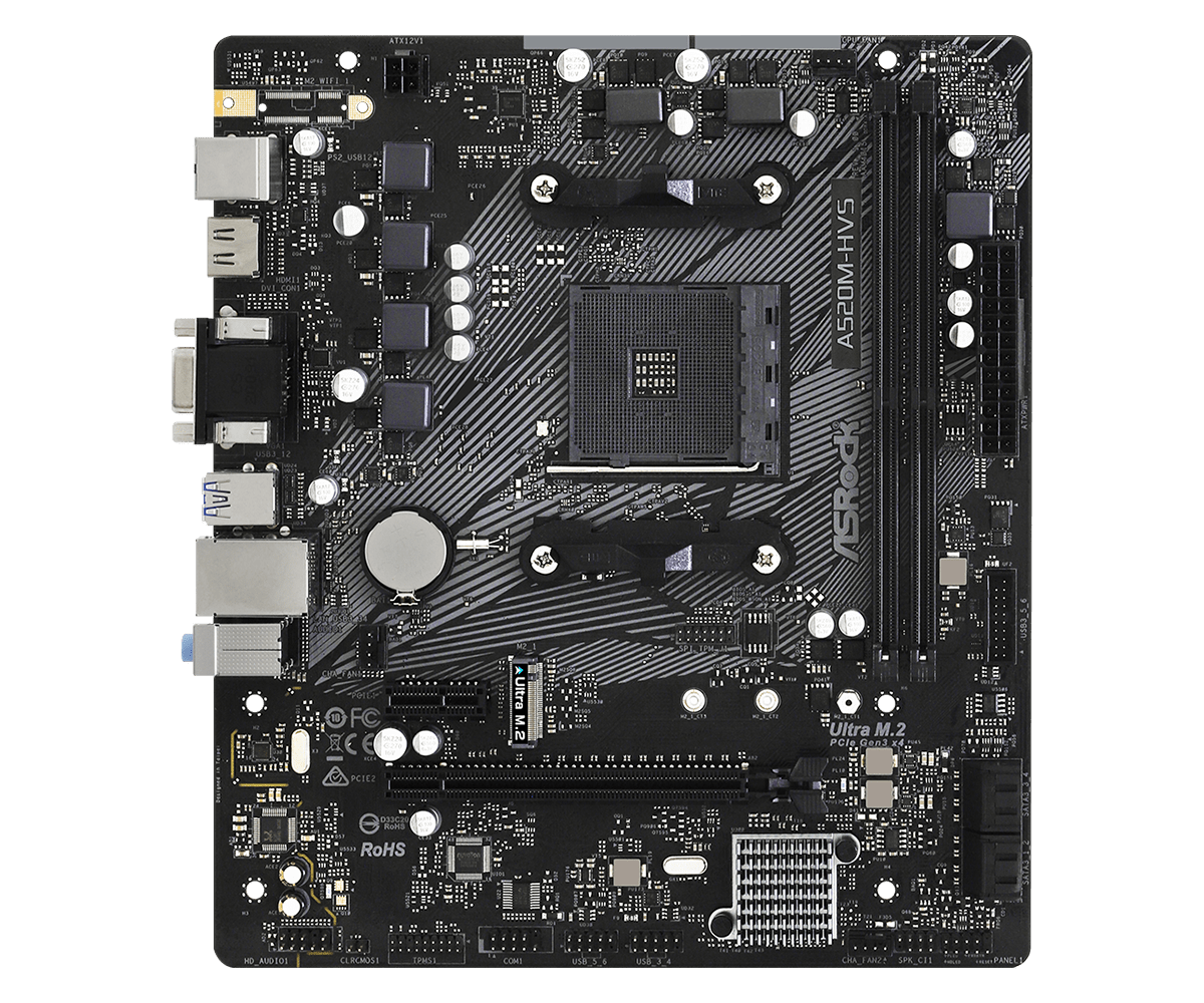 ASRock > A520M-HVS