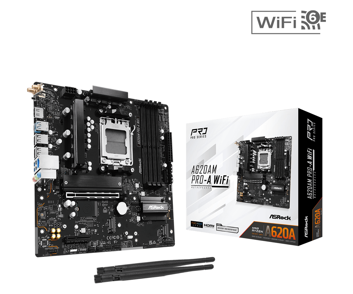 ASRock > A620AM Pro-A WiFi