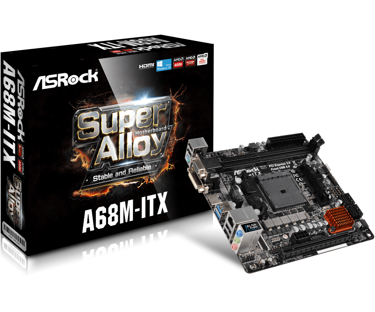 华擎科技 > A68M-ITX