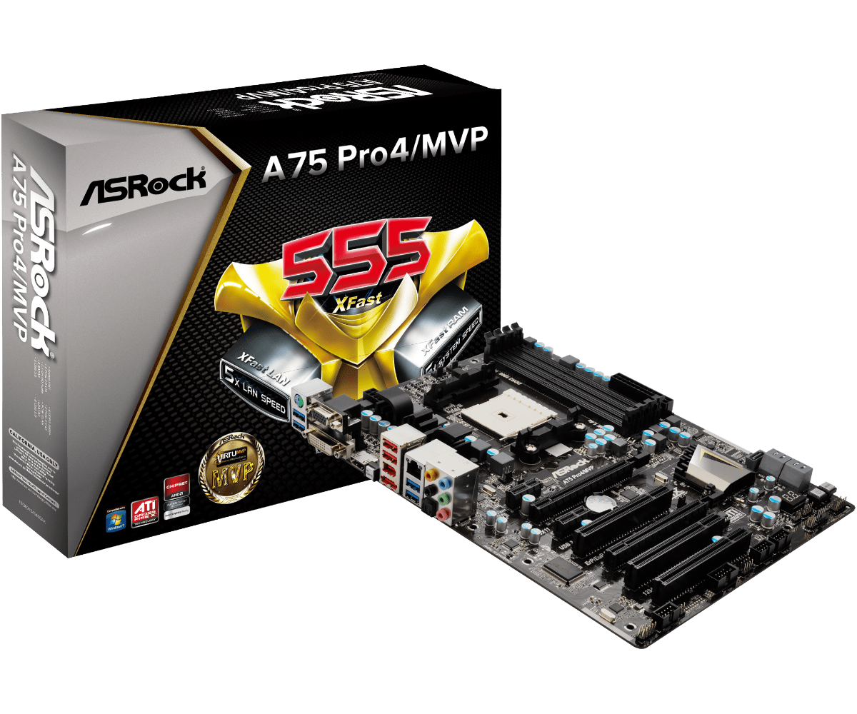 ASRock > A75 Pro4/MVP