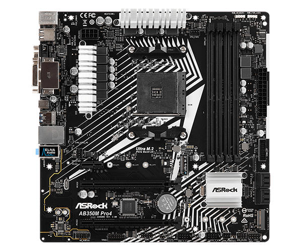 ASRock > AB350M Pro4 R2.0