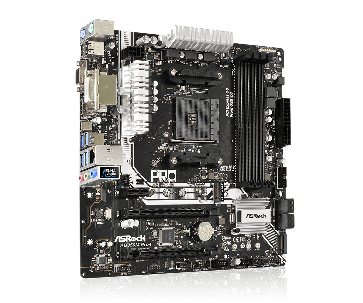 ASRock > AB350M Pro4