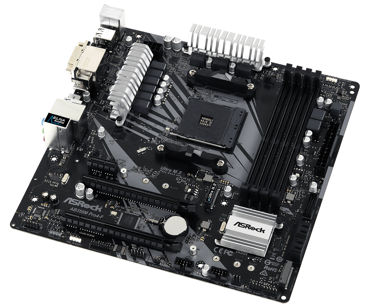 ASRock > AB350M Pro4-F